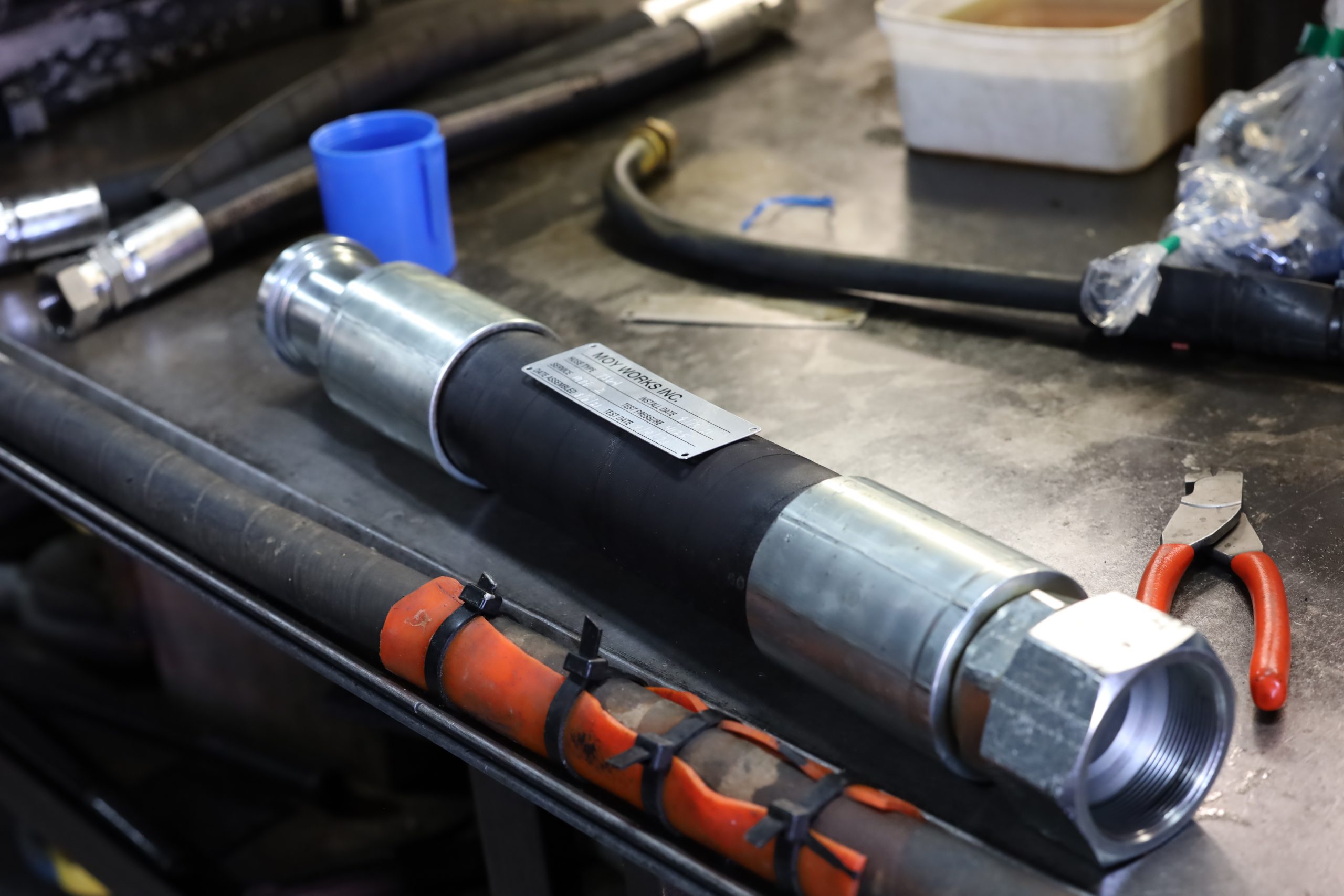 Custom Industrial Hose Assembly - Moy Works Inc.